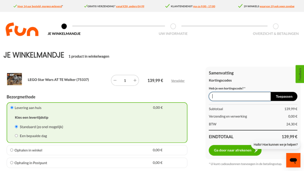 FUN Kortingscodes ️ korting 60% ️ voor België • September 2024